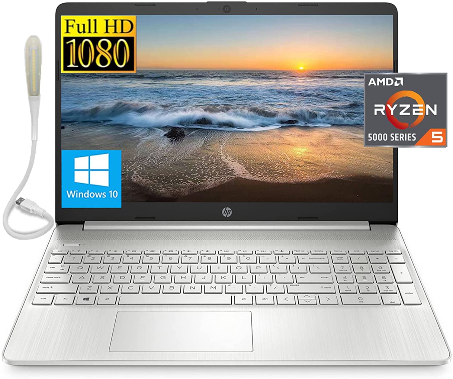 HP 15 - Ryzen 5 5500U · RX Vega 7 15W · 15.6”, Full HD (1920 x 1080 ...