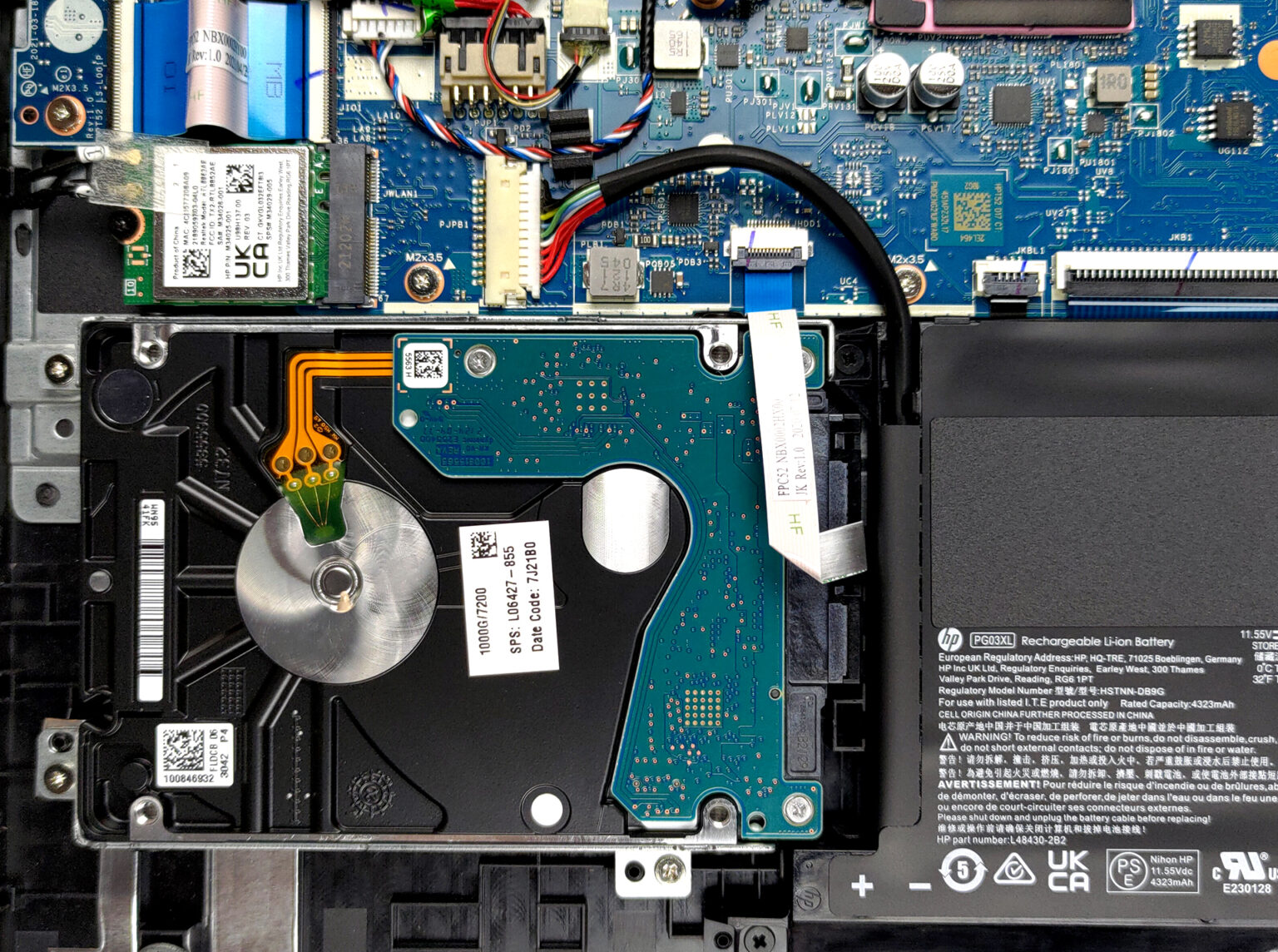 Inside HP Pavilion Gaming 15 (15-dk2000) - disassembly and upgrade ...