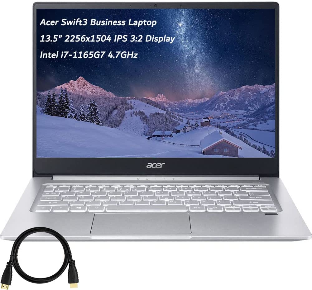 Acer Swift 3 - i7-1165G7 · Xe Graphics G7 · 13.5”, 2K (2256 x 1504 ...