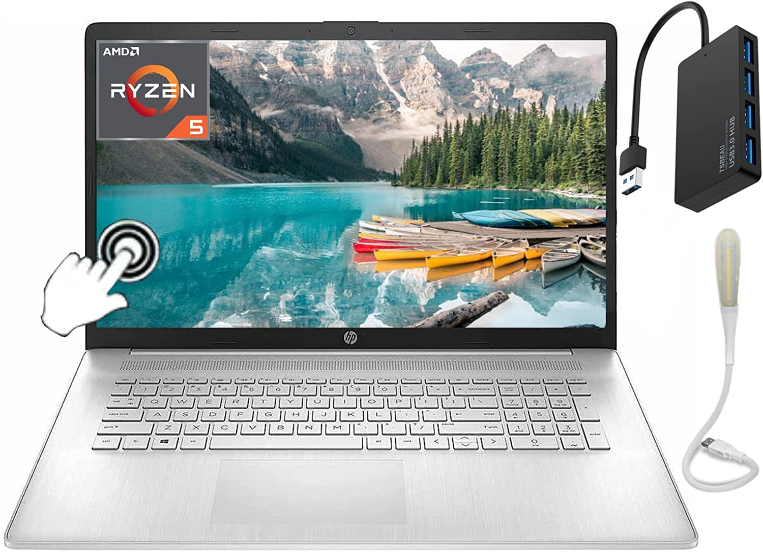 HP 17 - Ryzen 5 5500U · RX Vega 7 15W · 17.3”, HD+ (1600 x 900), TN ...