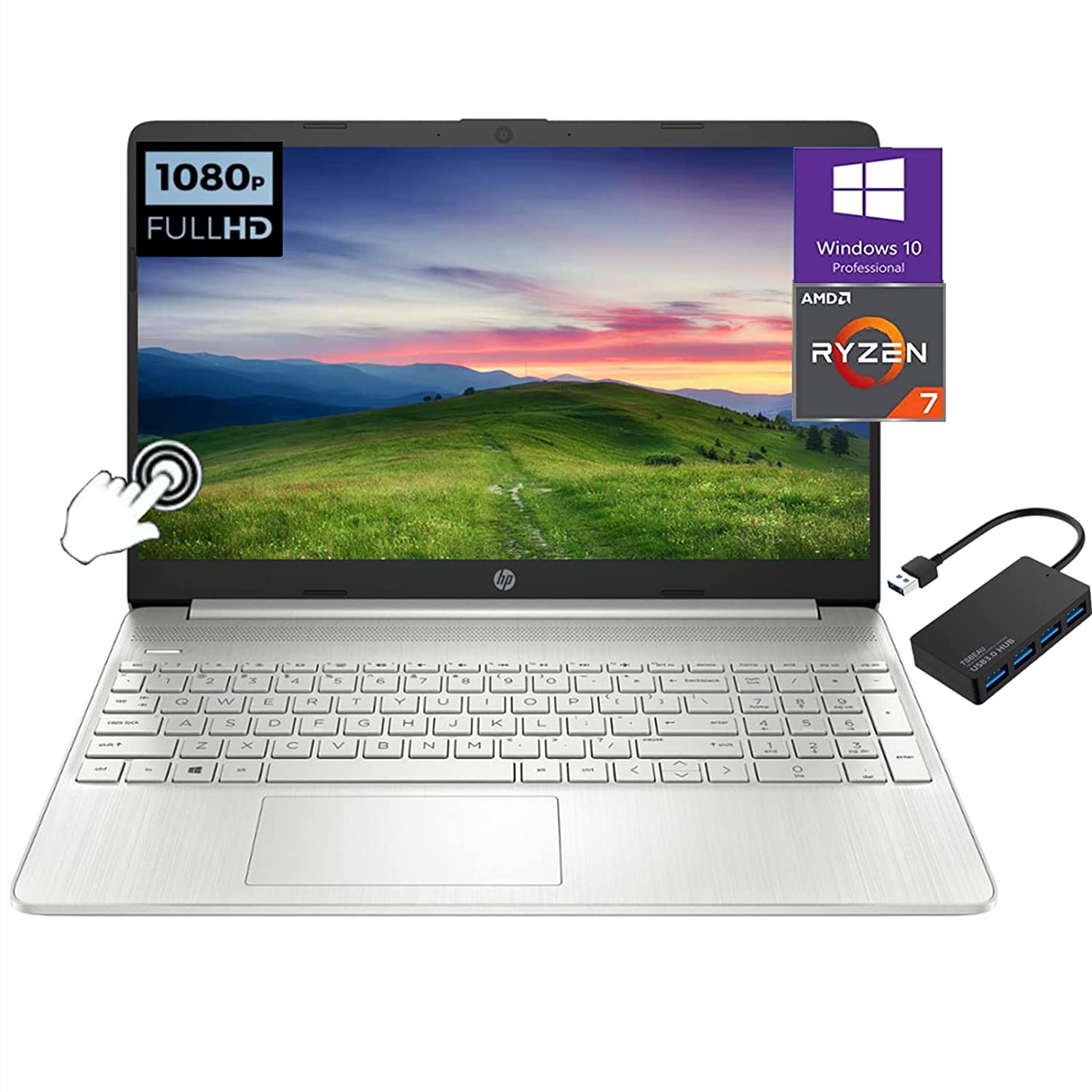 HP 15 - Ryzen 7 4700U · RX Vega 7 15W · 15.6”, Full HD (1920 x 1080 ...