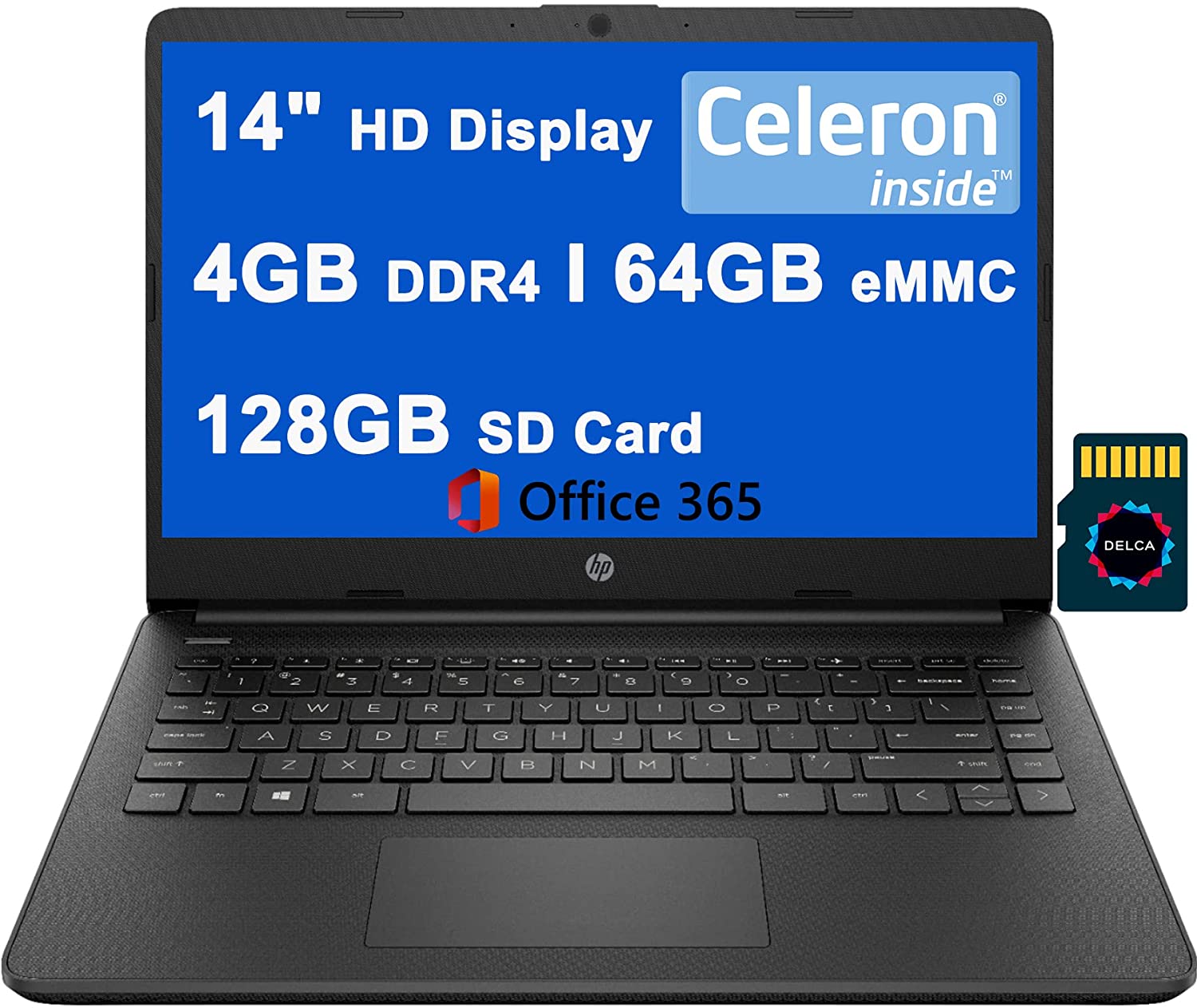 HP 14 - Celeron N4020 · UHD Graphics 600 · 14.0”, HD (1366 x 768), TN ...