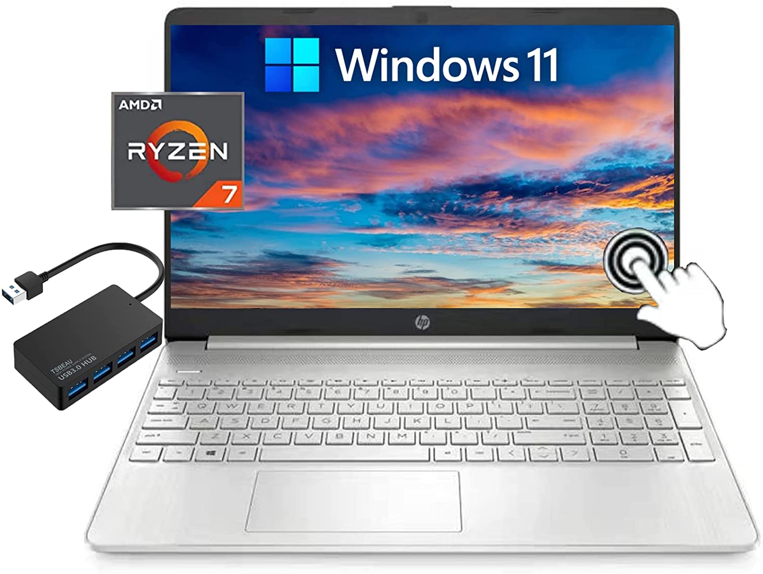 HP 15 - Ryzen 5 5700U · AMD Radeon RX Vega 8 (Ryzen 4000) · 15.6”, HD ...