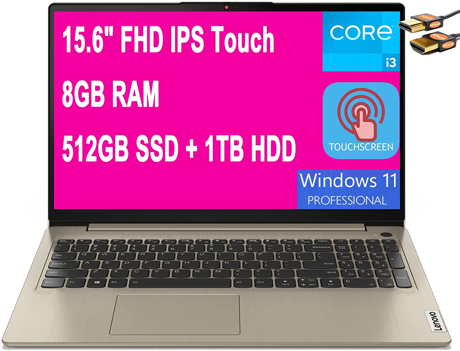 Lenovo IdeaPad 3i 15 - i3-1115G4 · UHD Graphics Xe G4 · 15.6”, Full HD (1920 x 1080), IPS ...