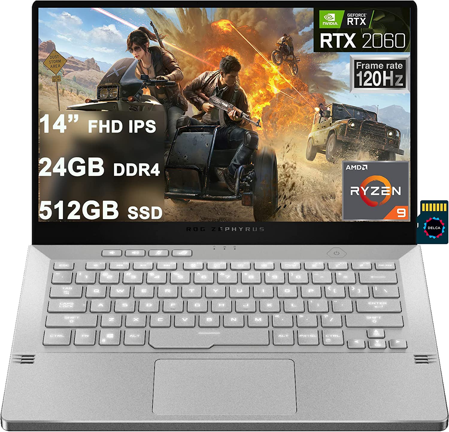 ASUS ROG Zephyrus G14 GA401 - 4900HS · RTX 2060 Max-Q · 14.0”, Full HD ...