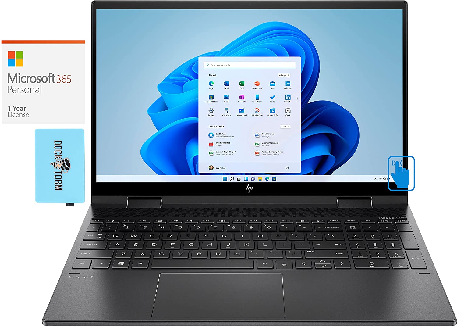 HP ENVY x360 15 - Ryzen 5 5700U · AMD Radeon RX Vega 8 (Ryzen 4000 ...