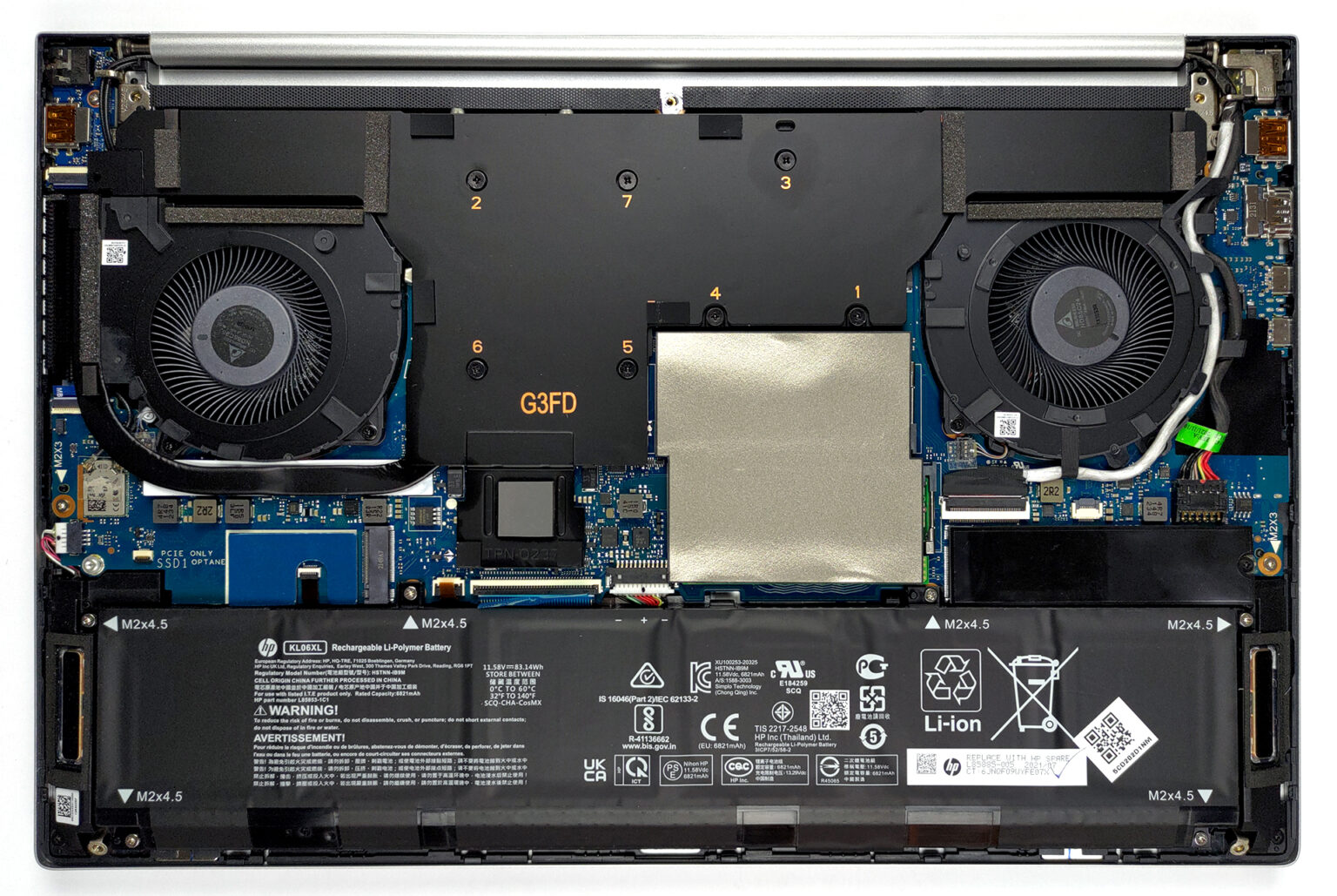 Inside HP Envy 15 (15-ep1000) - disassembly and upgrade options ...
