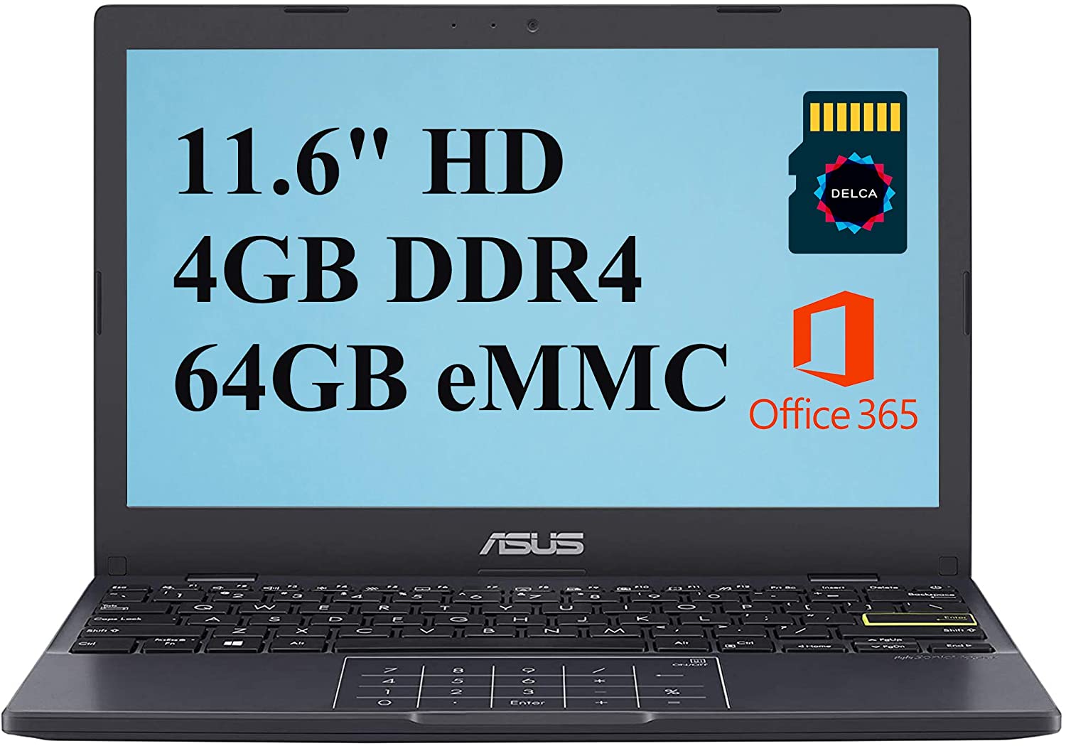 ASUS L210 - Celeron N4020 · UHD Graphics 600 · 11.6”, HD (1366 x 768 ...