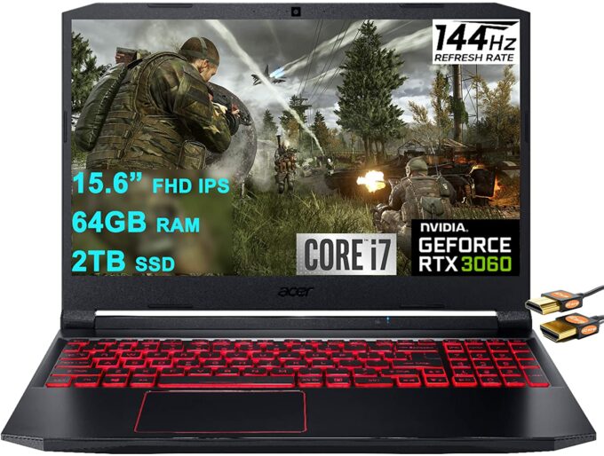 Acer Nitro 5 - i7-10750H · RTX 3060 (Laptop) · 15.6”, Full HD (1920 x ...