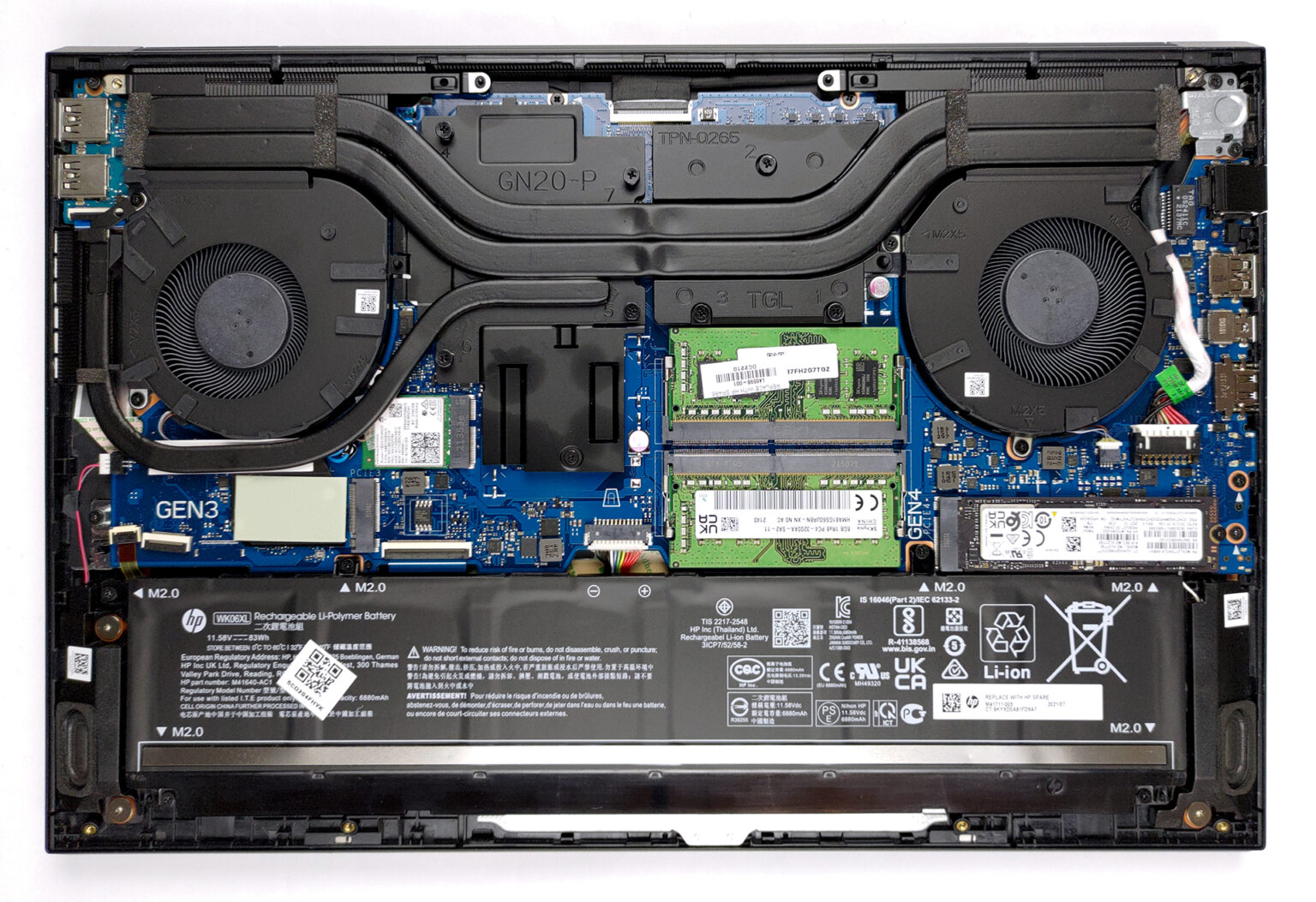 Inside HP Omen 16 (16-b0000) - disassembly and upgrade options ...