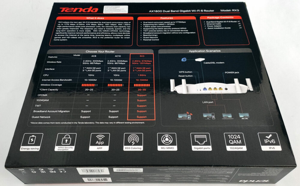 Tenda RX3 AX1800 review - Wi-Fi 6 router loaded with tons of features ...