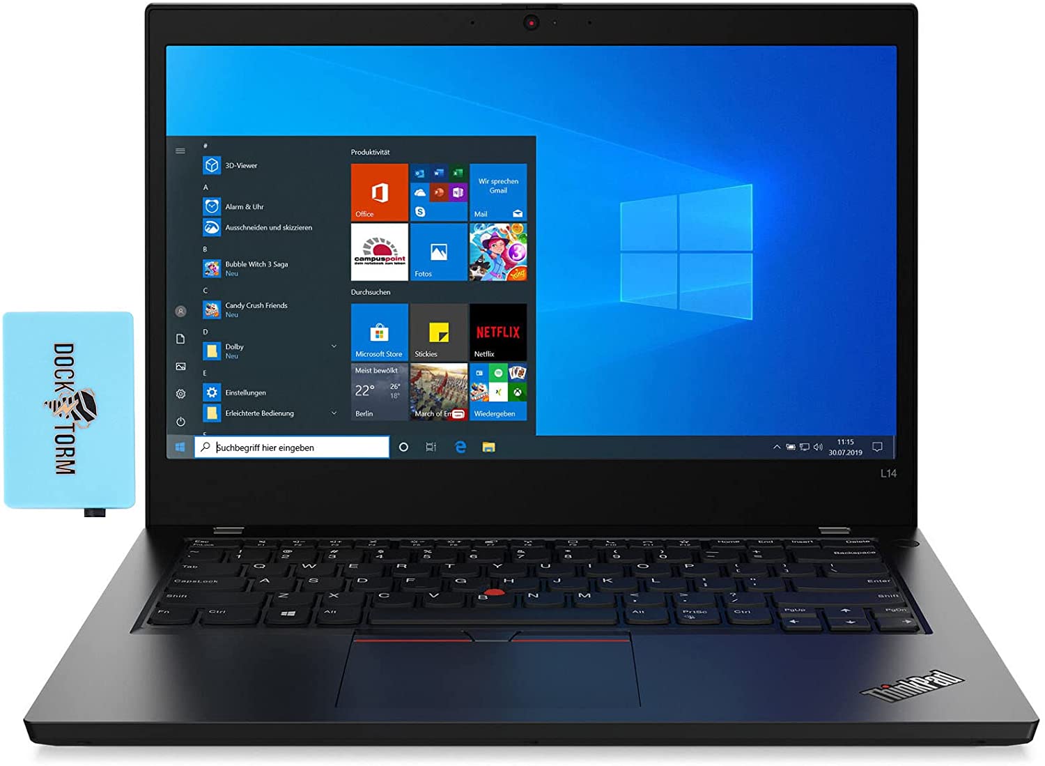 Lenovo ThinkPad L14 Gen 1 - 4650U · Radeon RX Vega 6 · 14.0”, Full HD ...