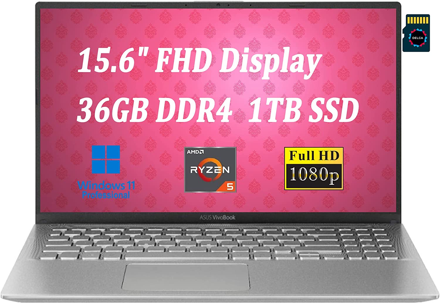 ASUS VivoBook 15 - Ryzen 5 3500U · AMD Radeon RX Vega 8 · 15.6”, Full ...