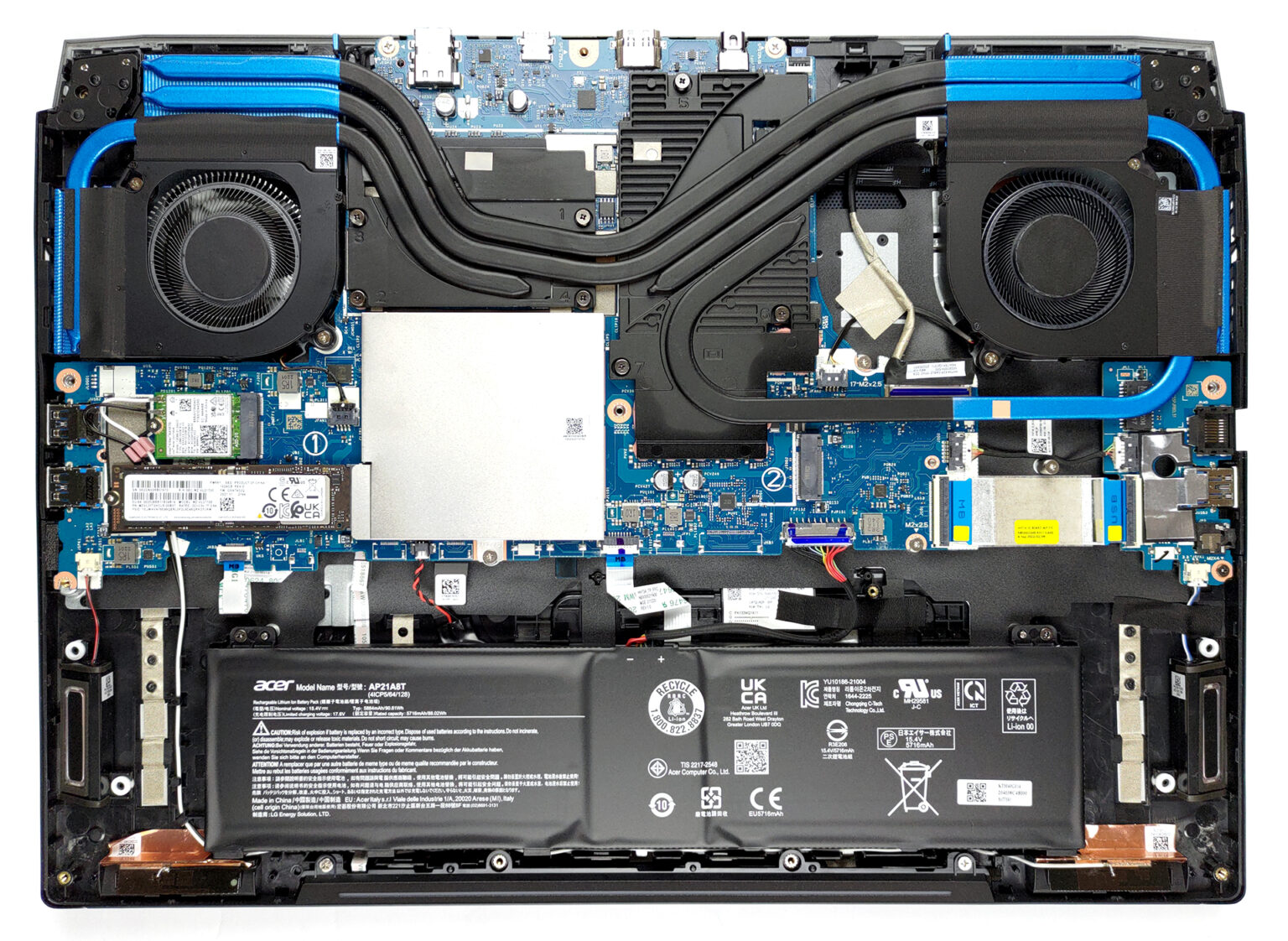 Inside Acer Predator Helios 300 (PH317-56) - disassembly and upgrade ...