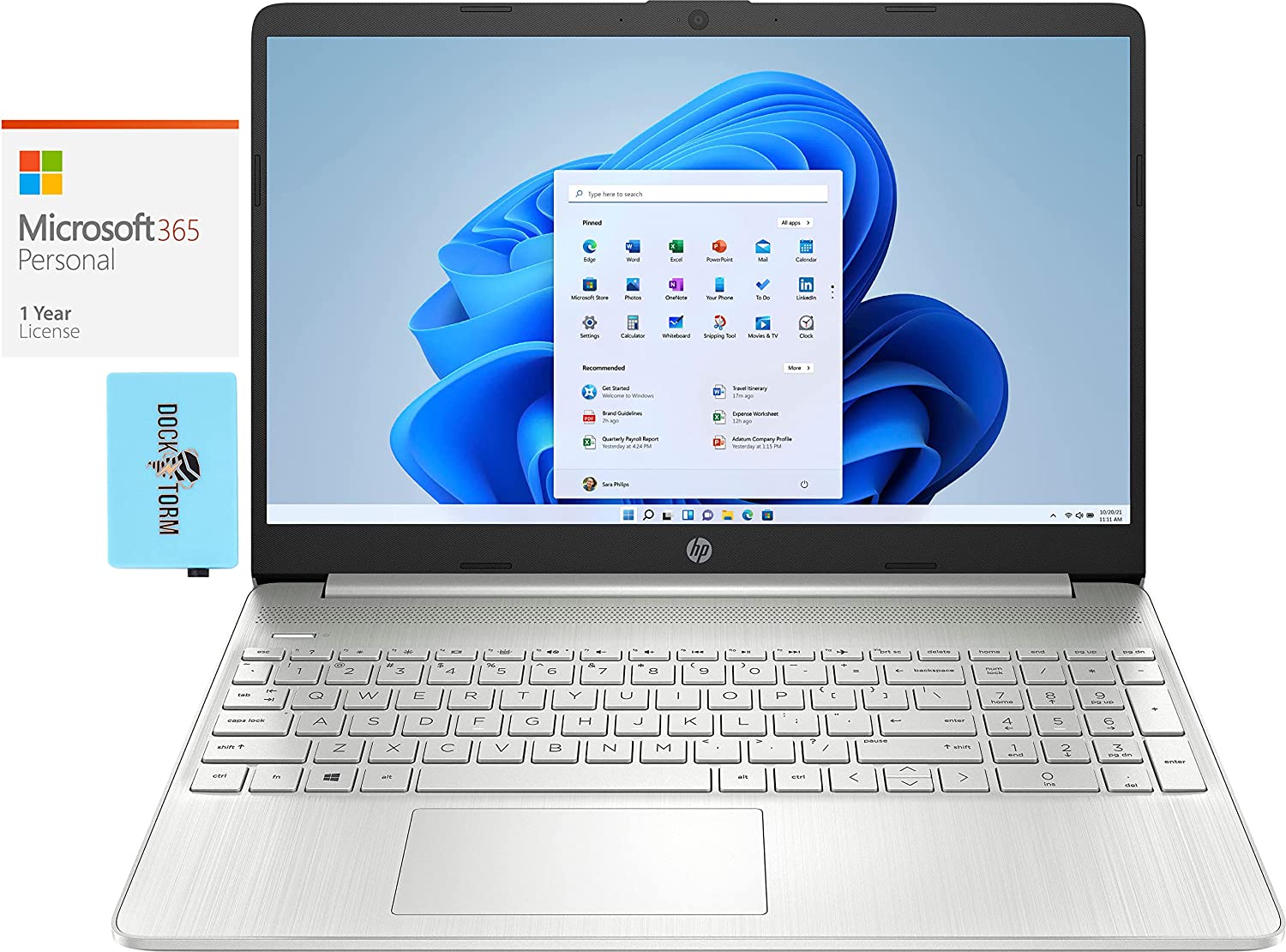 HP 15 - Ryzen 5 5500U · RX Vega 7 15W · 15.6”, Full HD (1920 x 1080 ...