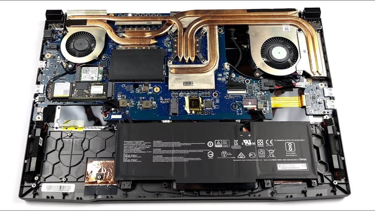 Inside MSI Pulse GL76 (12Ux) - disassembly and upgrade options ...