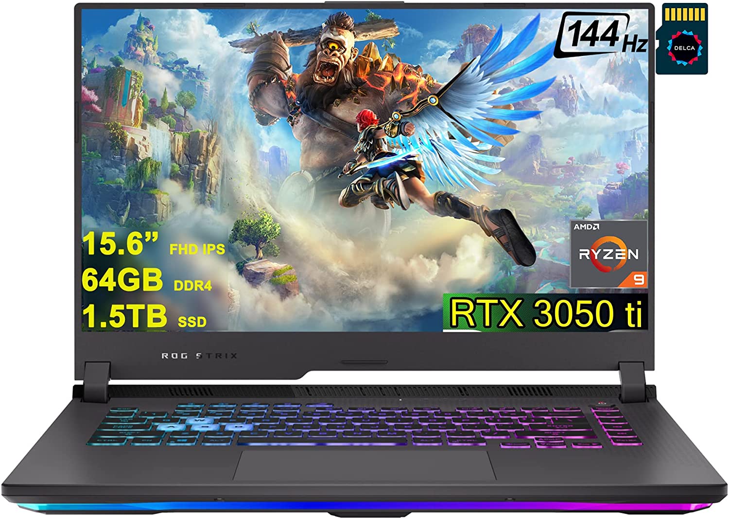 ASUS ROG Strix G15 - Ryzen 9 5900HX · RTX 3050 Ti 95W · 15.6”, Full HD ...