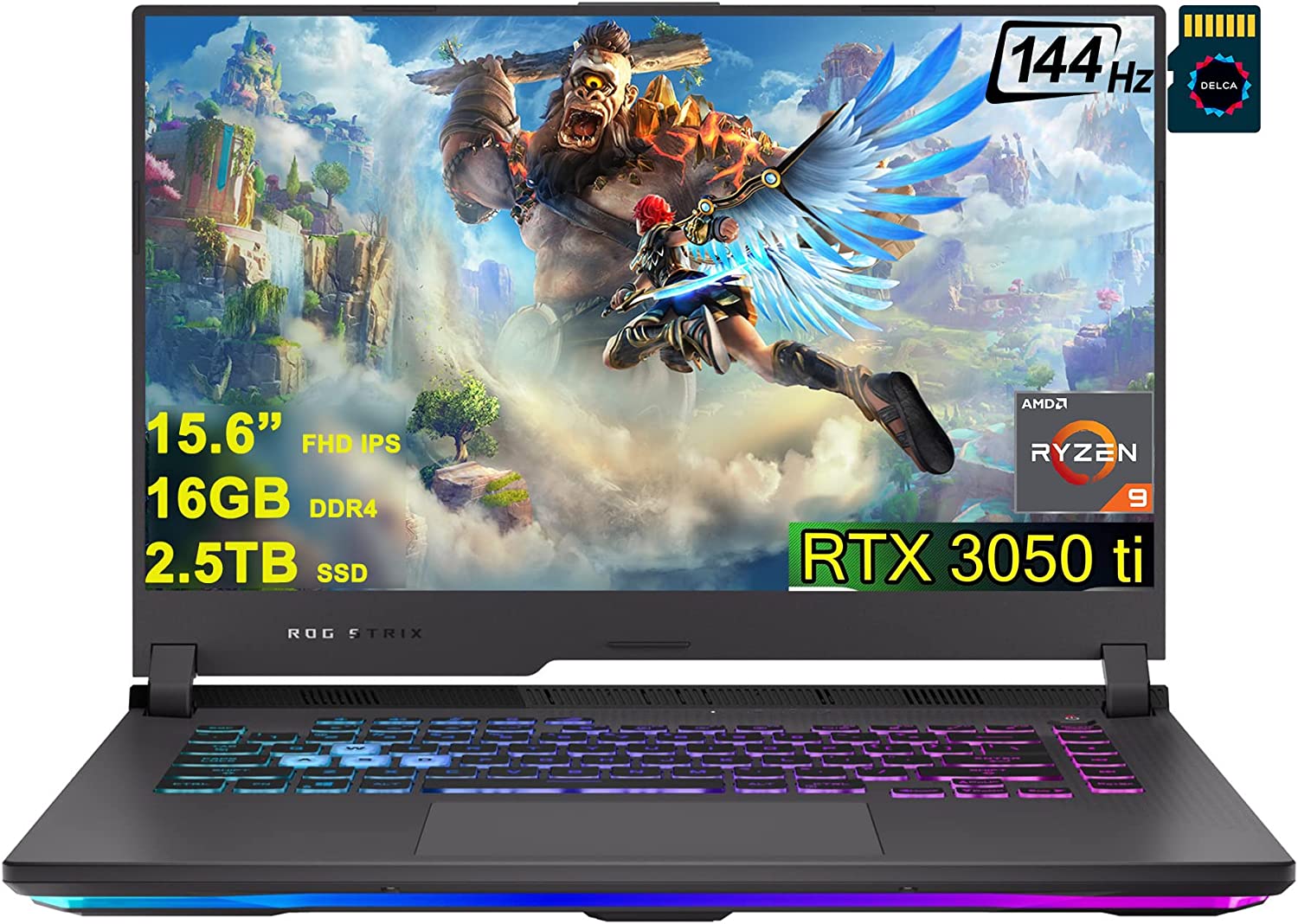ASUS ROG Strix G15 - Ryzen 9 5900HX · RTX 3050 Ti 95W · 15.6”, Full HD ...