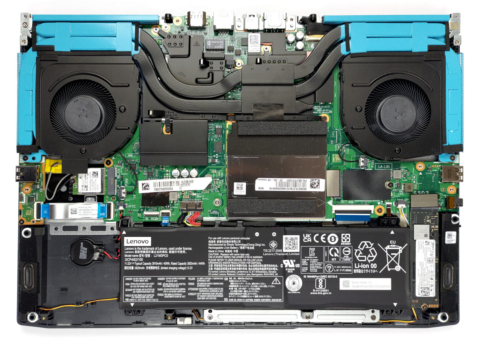 Inside Lenovo IdeaPad Gaming 3i (15", 2022) - disassembly and upgrade ...