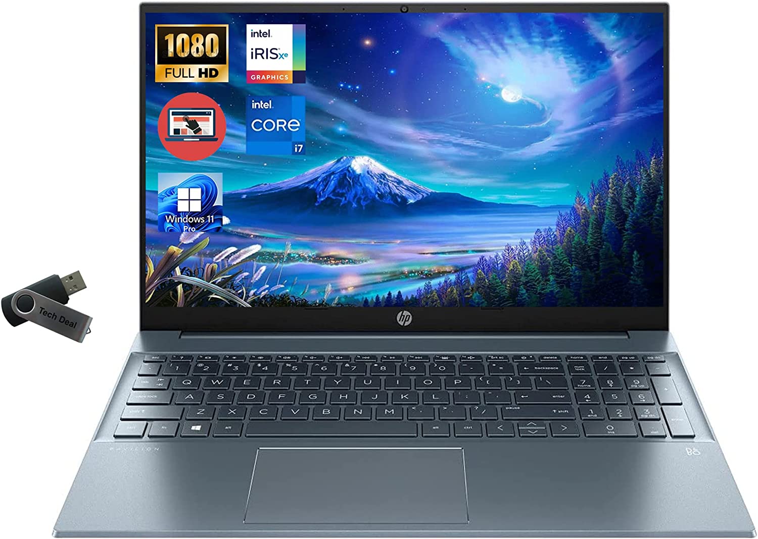 HP Pavilion 15 - i7-1195G7 · Xe Graphics G7 · 15.6”, Full HD (1920 x ...