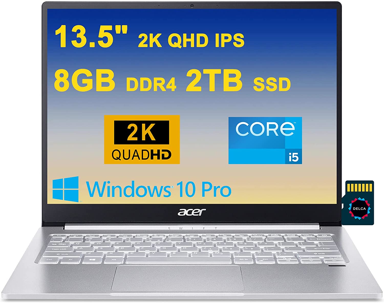 Acer Swift 3 - i5-1135G7 · Xe Graphics G7 80 EU · 13.5”, 2K (2256 x ...