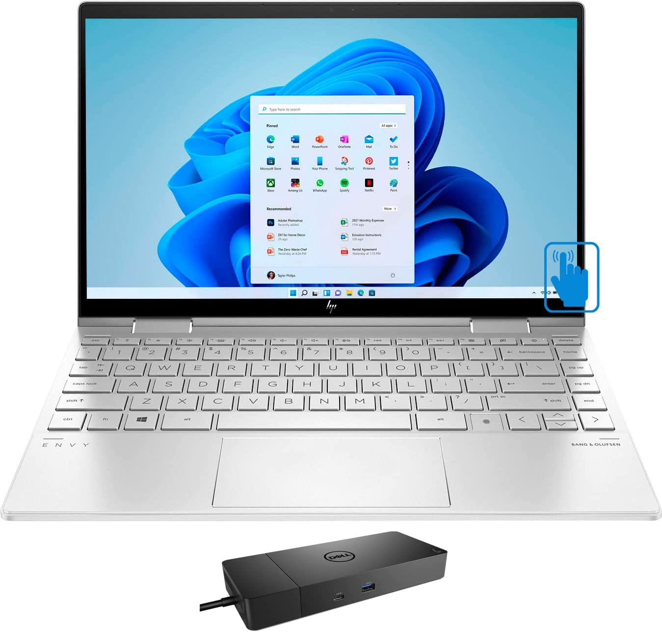 HP ENVY x360 13 - i7-1195G7 · Xe Graphics G7 · 13.3”, Full HD (1920 x ...