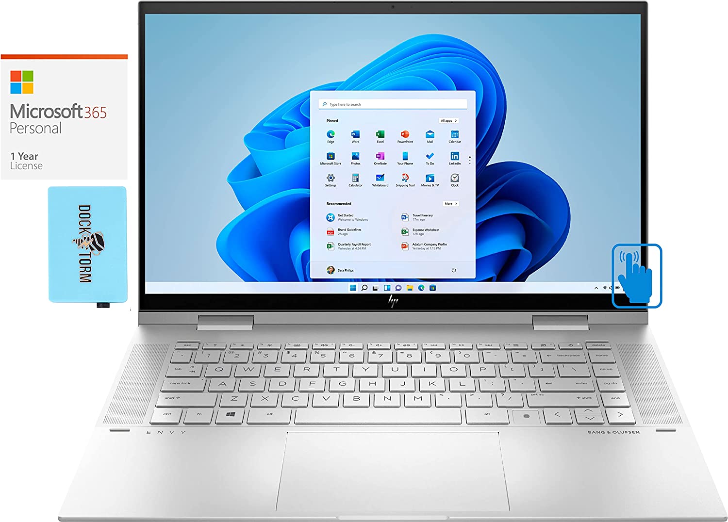 HP ENVY x360 15 - i7-1195G7 · Xe Graphics G7 · 15.6”, Full HD (1920 x ...