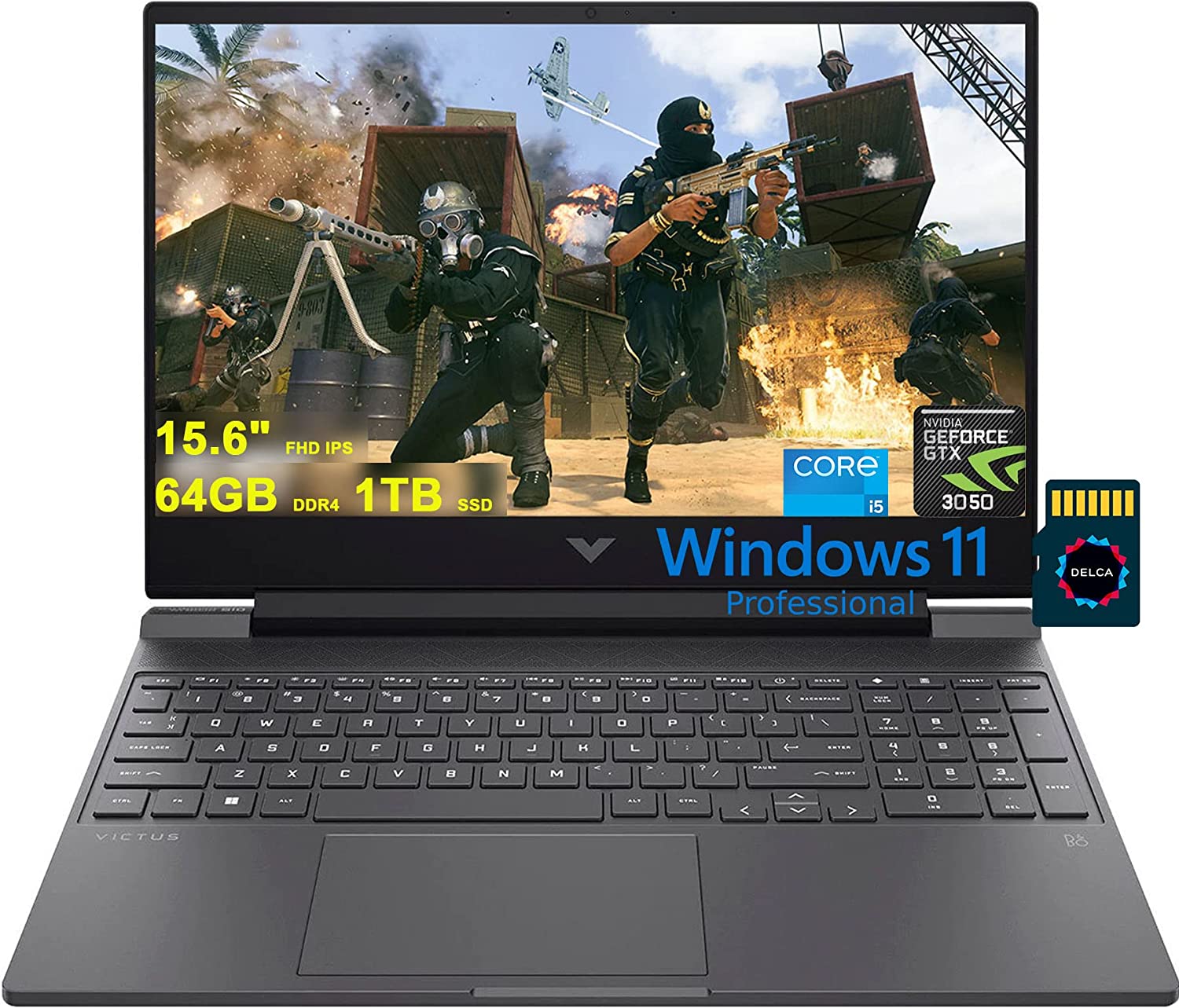 HP Victus 15 - i5-12500H · rtx 3050 · 15.6”, Full HD (1920 x 1080), IPS ...