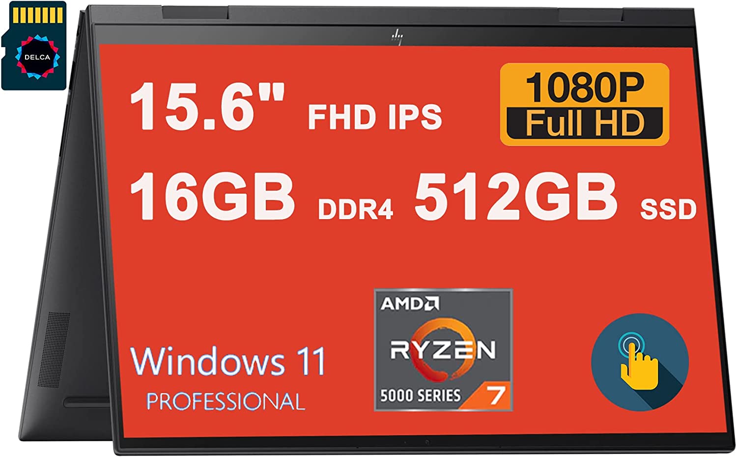 HP ENVY x360 15 - Ryzen 7 5825U · AMD Radeon RX Vega 8 (Ryzen 4000 ...