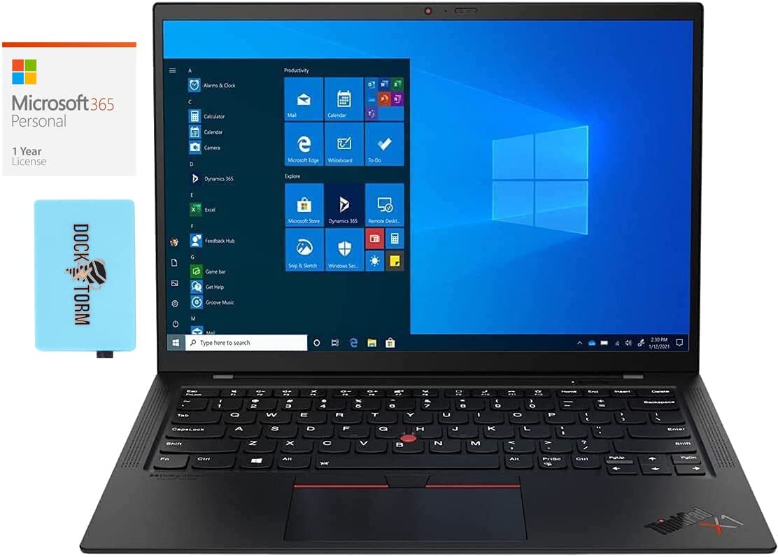 Lenovo ThinkPad X1 Carbon 9 - i7-1185G7 · Xe Graphics G7 · 14.0”, WUXGA ...