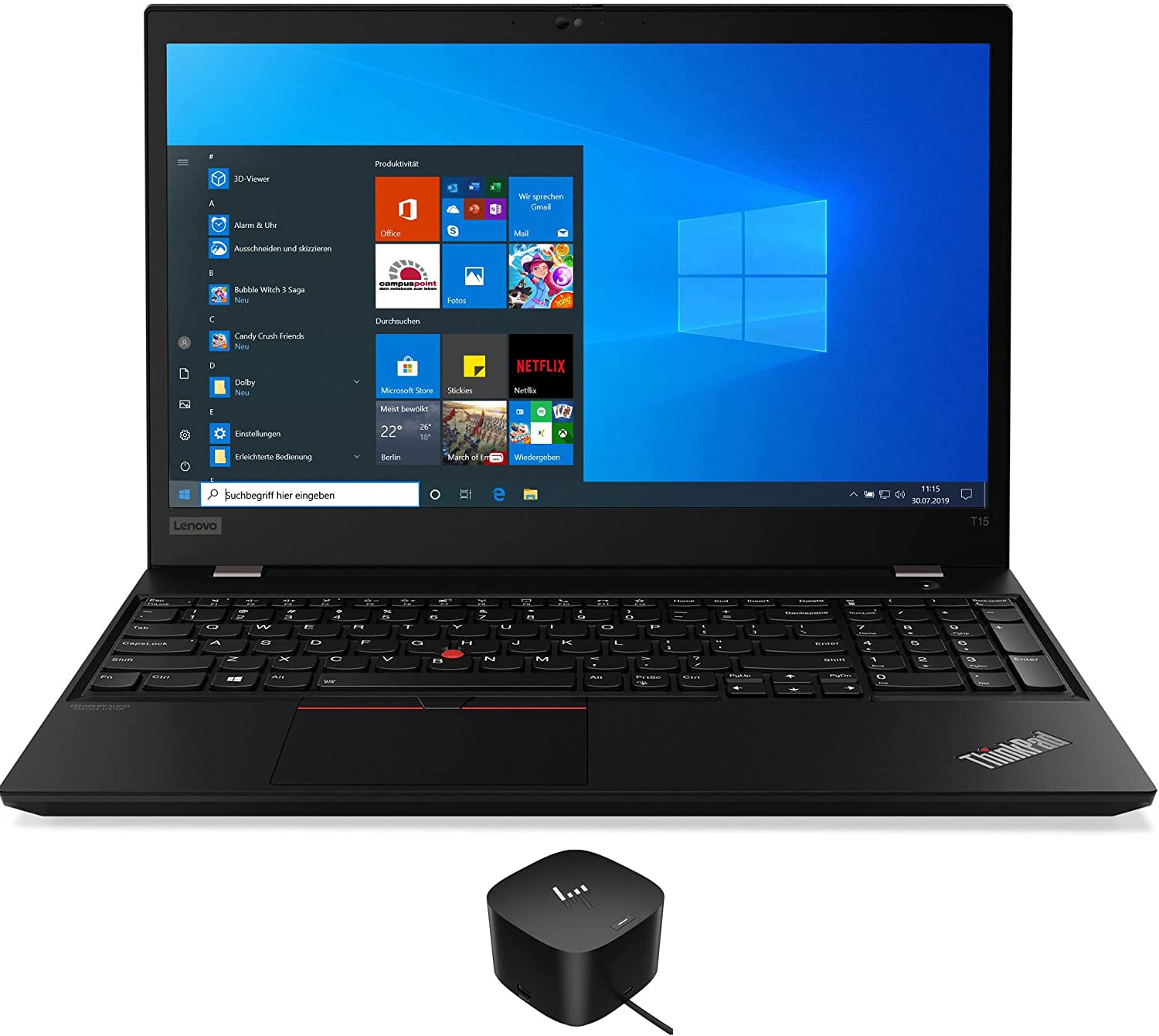 Lenovo ThinkPad T15 Gen 2 - i7-1165G7 · Xe Graphics G7 · 15.6”, Full HD ...