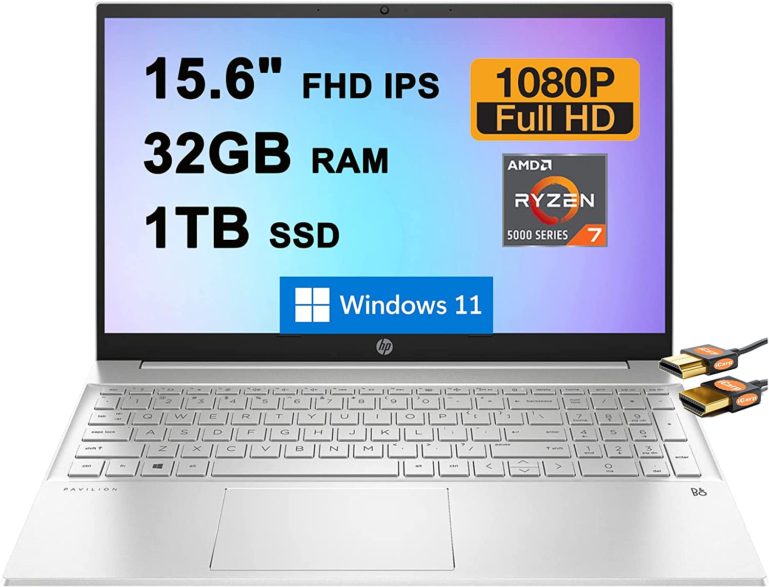 HP Pavilion 15 - Ryzen 7 5825U · AMD Radeon RX Vega 8 (Ryzen 4000) · 15 ...