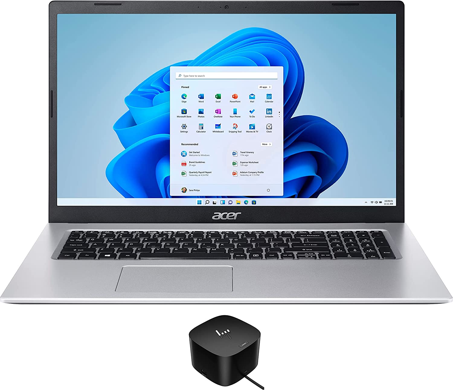 Acer Aspire 3 - i3-1115G4 · UHD Graphics Xe G4 · 17.3”, HD+ (1600 x 900 ...