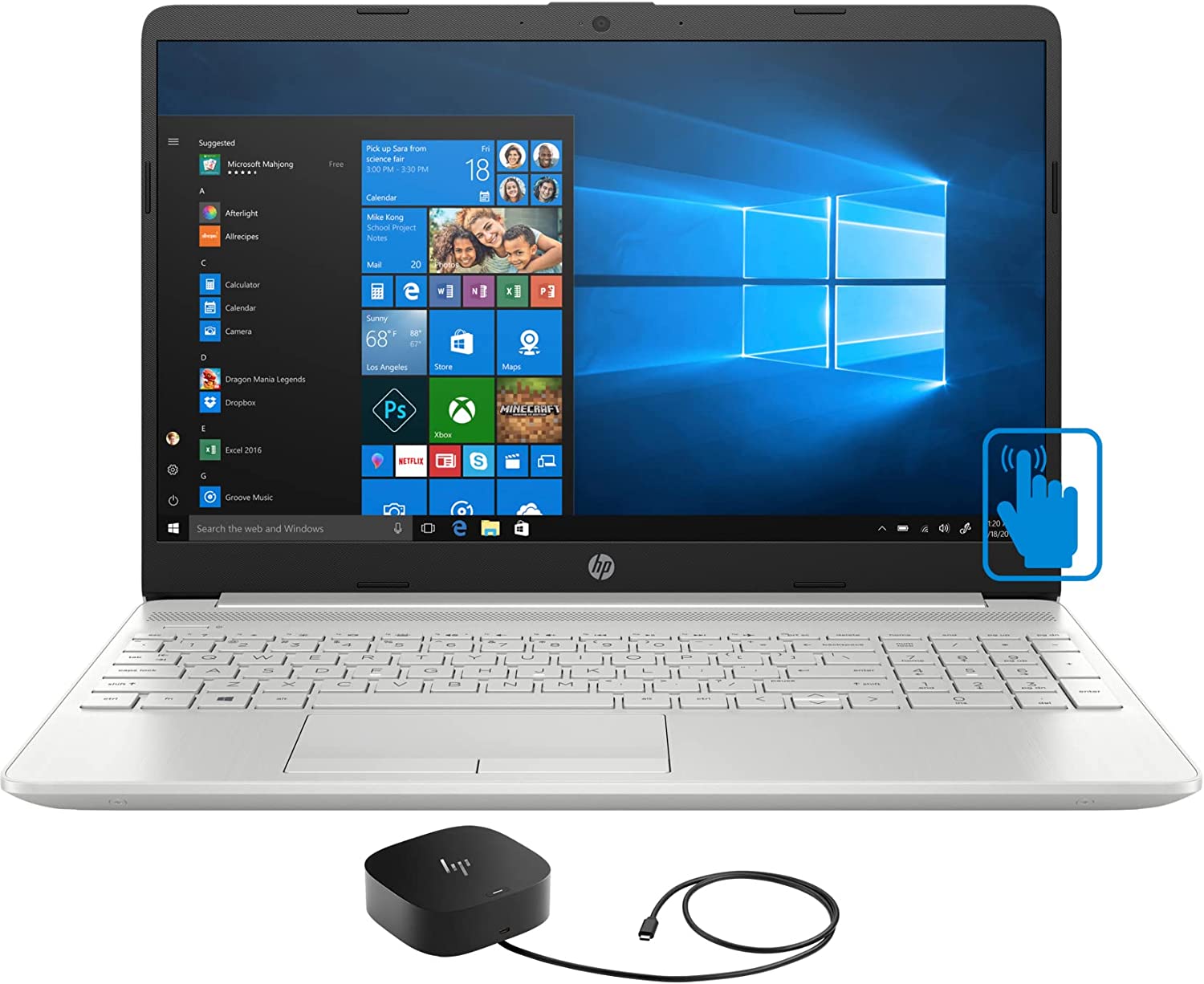HP 15 - i7-1165G7 · Xe Graphics G7 · 15.6”, HD (1366 x 768), TN · 4TB ...