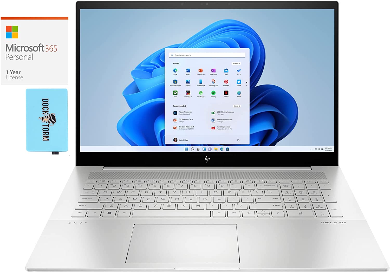 HP ENVY 17 - i7-1260P · Xe Graphics G7 · 17.3”, 4K UHD (3840 x 2160 ...