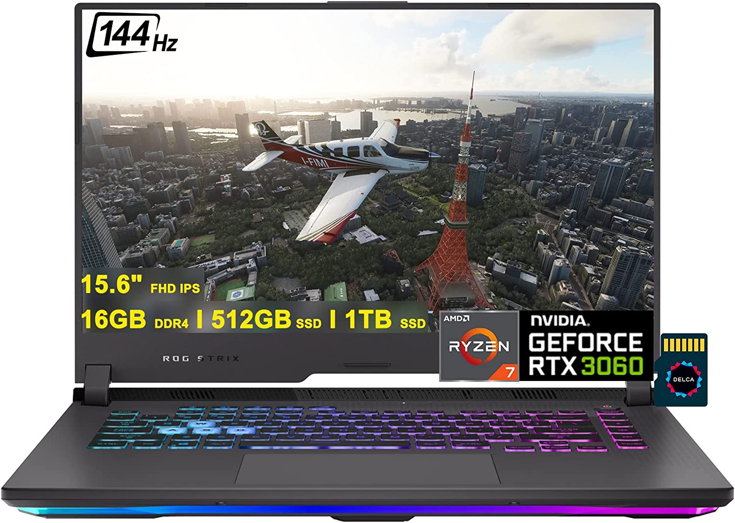 ASUS ROG Strix G15 - Ryzen 7 4800H · RTX 3060 130W · 15.6”, Full HD ...