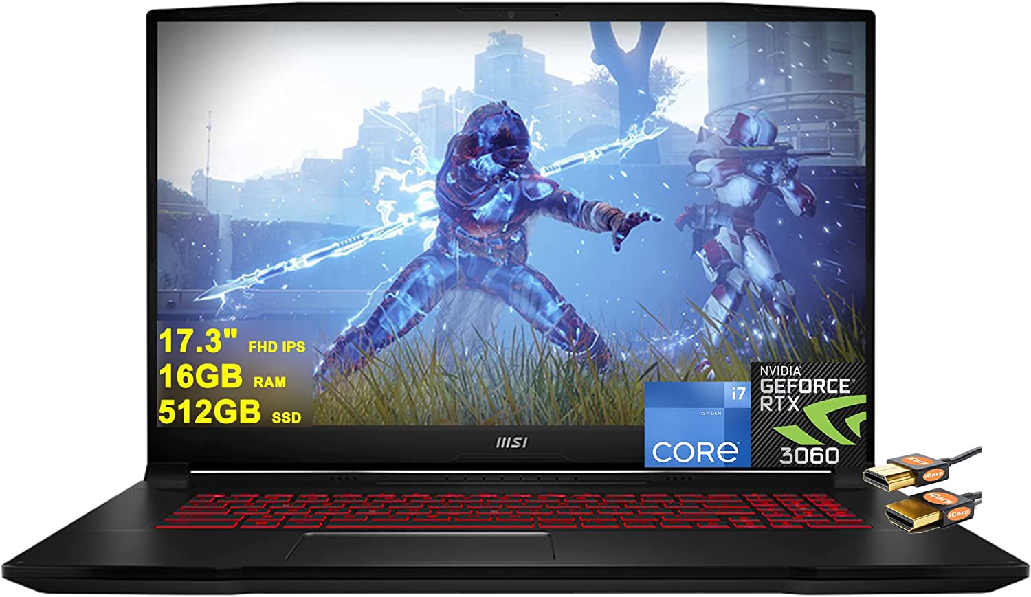 MSI Pulse GL76 - i7-12700H · GeForce RTX 3050 Ti (Laptop) · 17.3”, Full HD (1920 x 1080), 144 Hz ...
