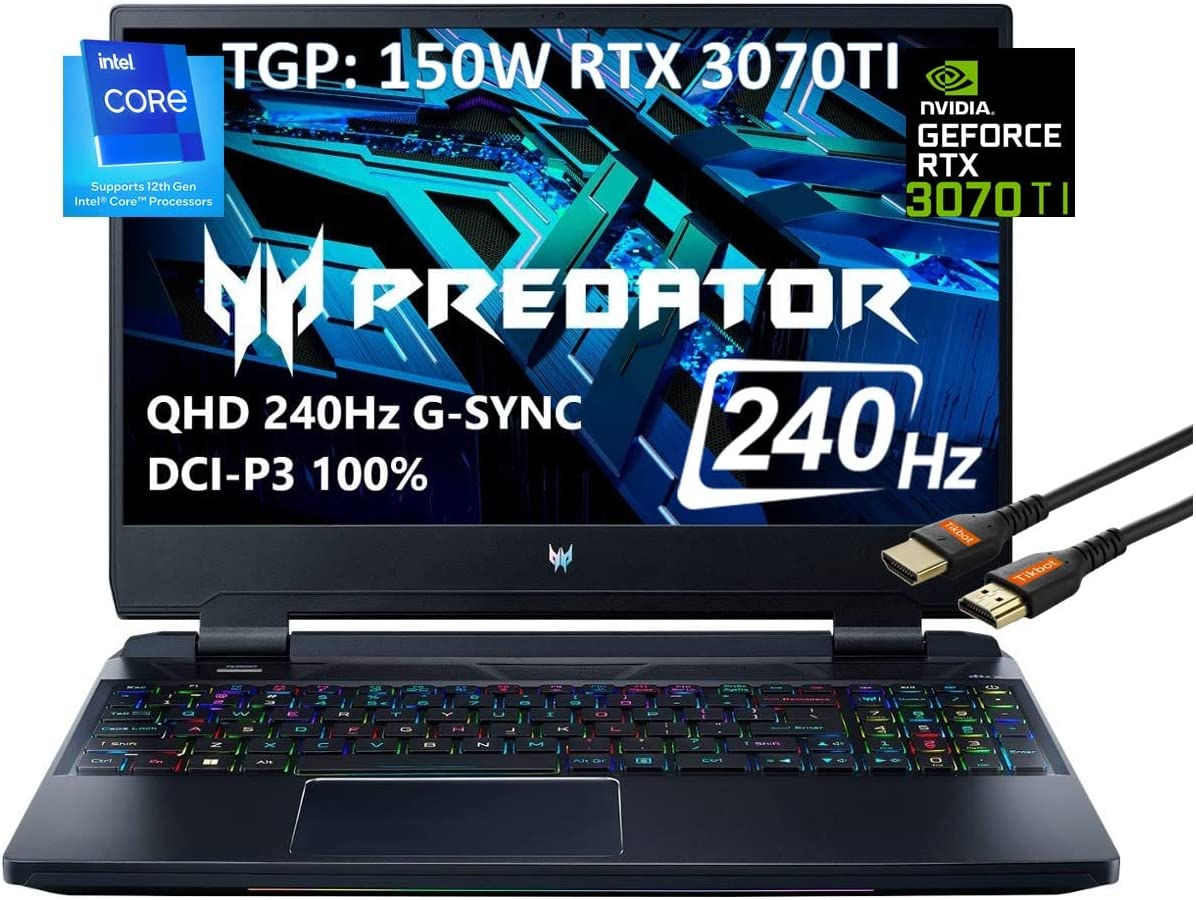 Acer Predator Helios 300 - i7-12700H · GeForce RTX 3070 Ti laptop · 15. ...