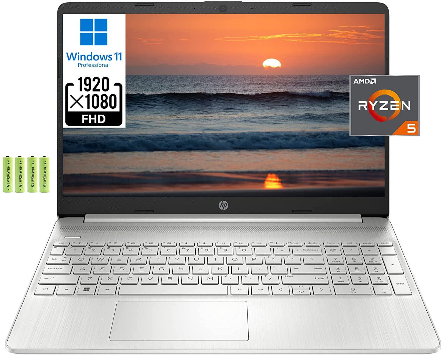 HP 15 - Ryzen 5 5625U · RX Vega 7 15W · 15.6”, Full HD (1920 x 1080 ...