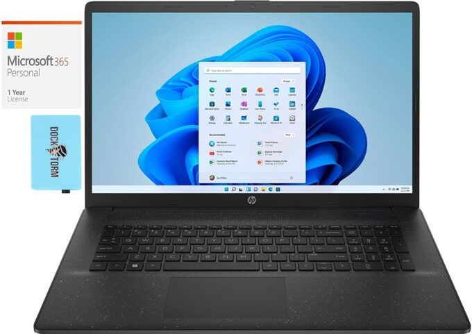 HP 17 - i7-1255U · Xe Graphics G7 · 17.3”, Full HD (1920 x 1080), IPS ...