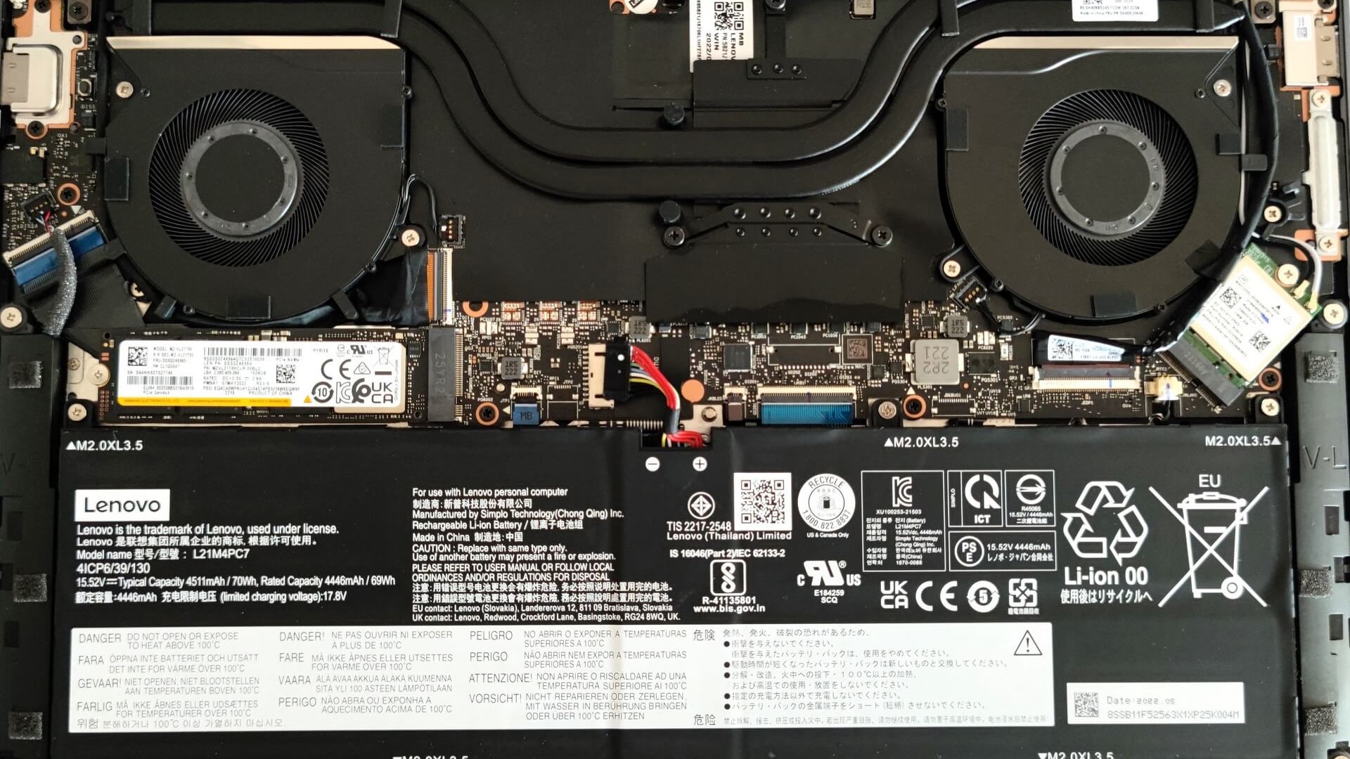 How to open Lenovo Yoga Slim 7 Pro X (14″, 2022) – disassembly and ...