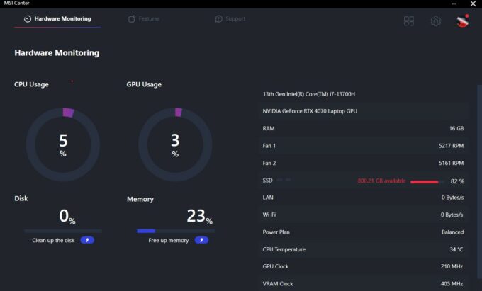 MSI Vector GP77 13V review - quiet and powerful: MSI Center ...