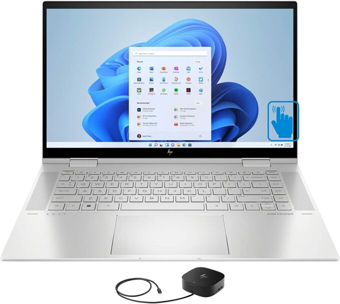 HP ENVY x360 15 - i7-1255U · Xe Graphics G7 · 15.6”, Full HD (1920 x ...