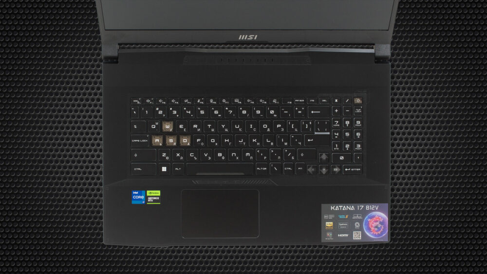 MSI Katana 17 (B12V) review - affordable notebook with a MUX switch ...