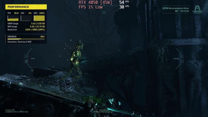 NVIDIA GeForce RTX 4050 (Laptop, 45W) in 43 gameplay videos with ...