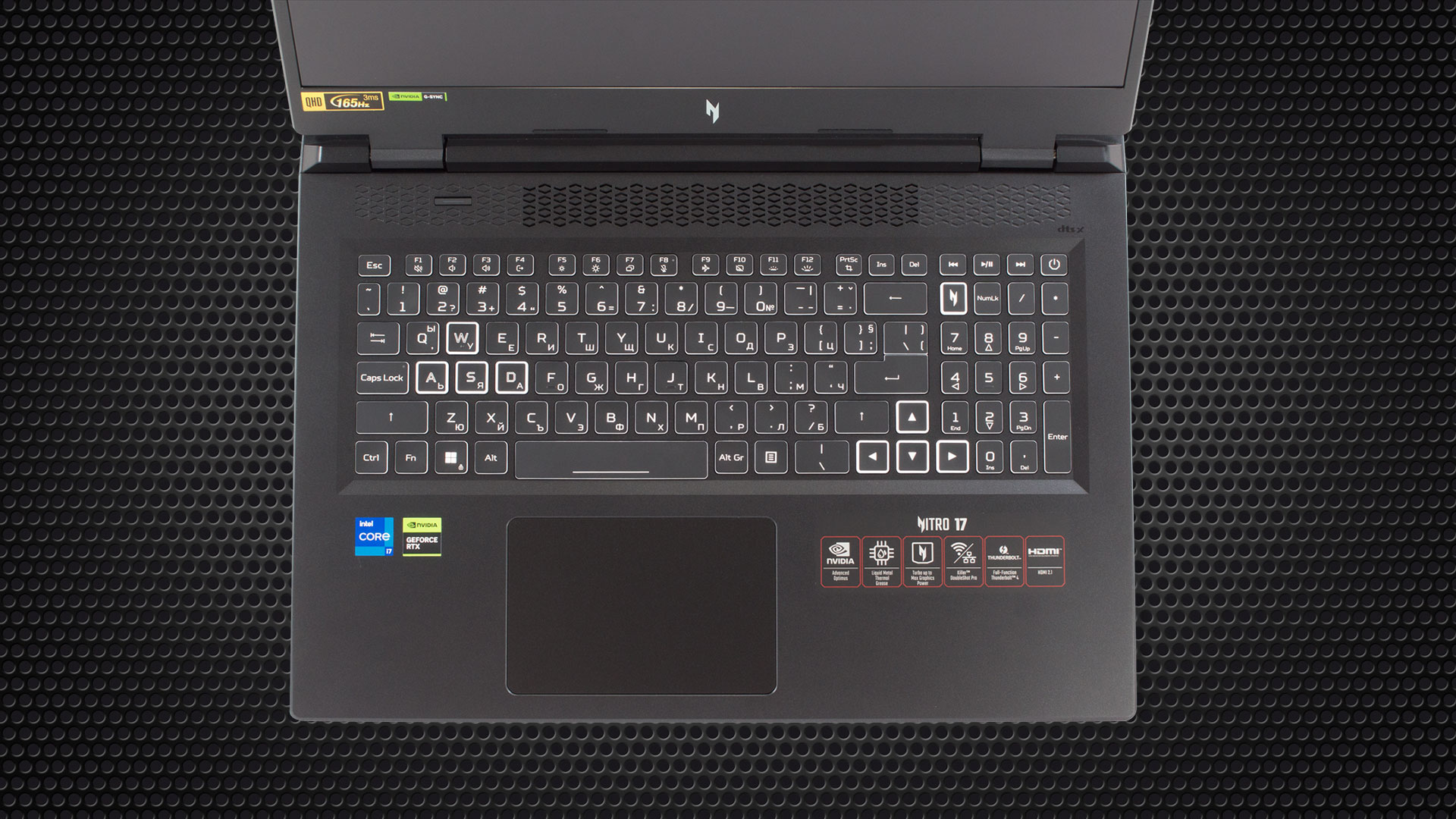 Acer Nitro 17 (AN17-71) review - the gap between the Predator and Nitro ...