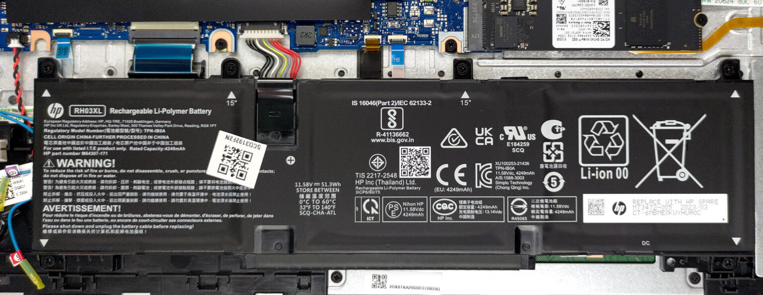 How to open the HP ProBook 450 G10 - disassembly and upgrade options ...