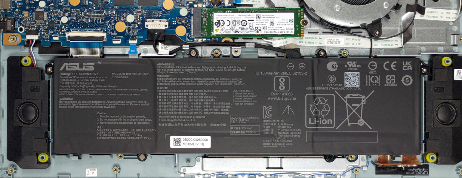 How to open ASUS Vivobook Go 15 (E1504F) - disassembly and upgrade ...