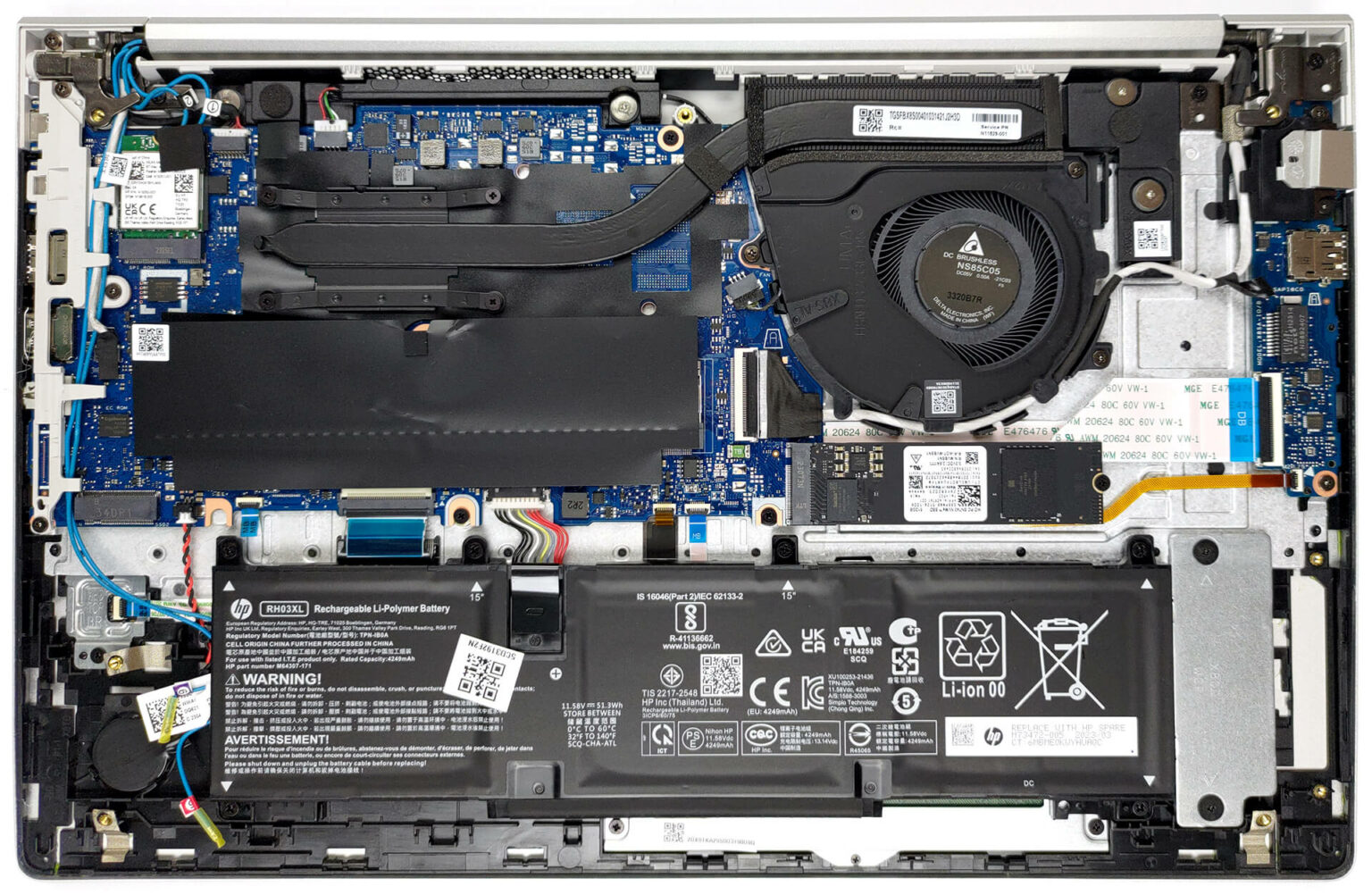 How to open the HP ProBook 450 G10 - disassembly and upgrade options ...