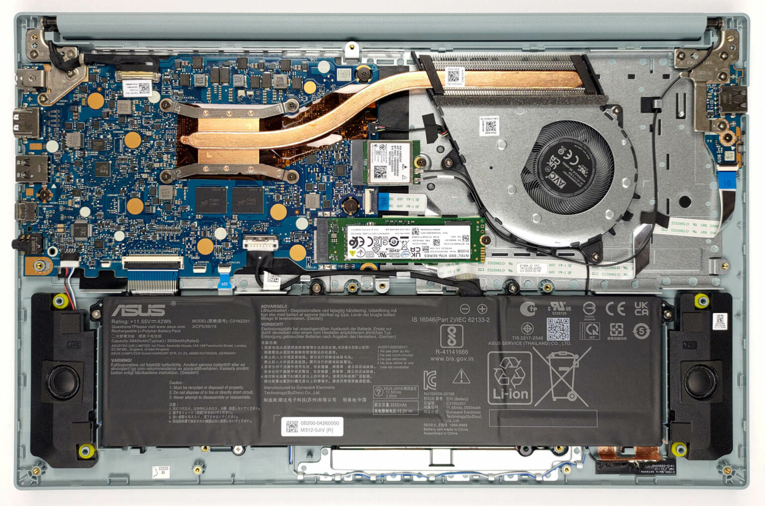 How to open ASUS Vivobook Go 15 (E1504F) - disassembly and upgrade ...